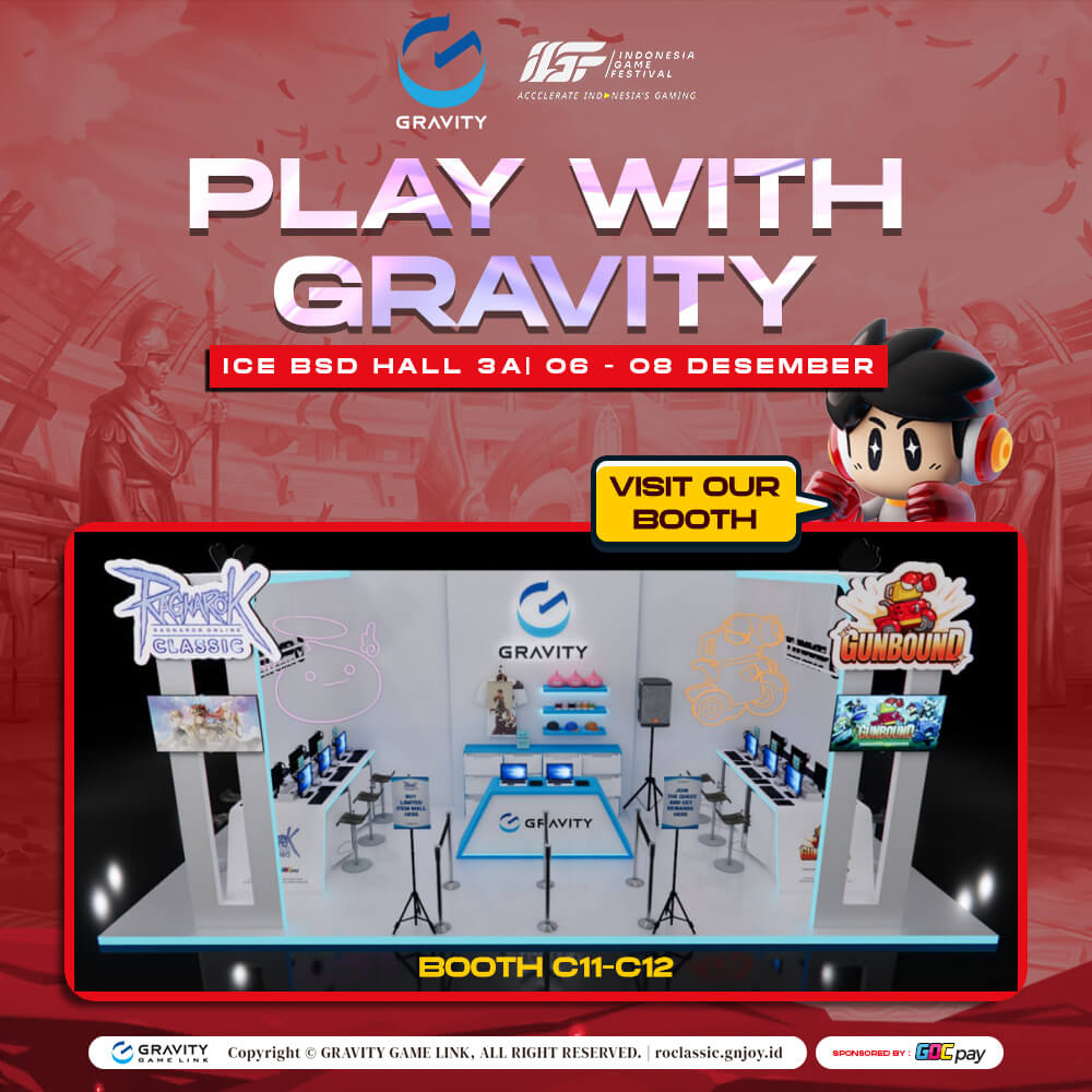 Ragnarok Classic | Datang dan Kunjungi Booth Gravity di Indonesia Game Festival!